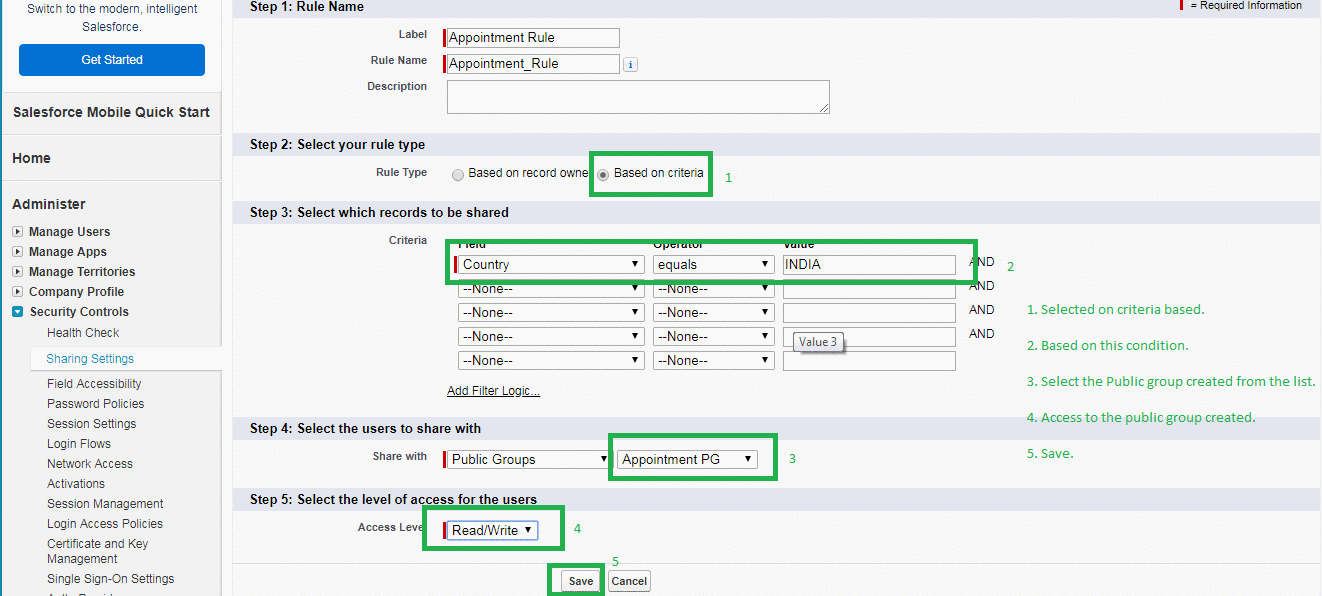 Salesforce Record Level Security | Record Level Security in Salesforce